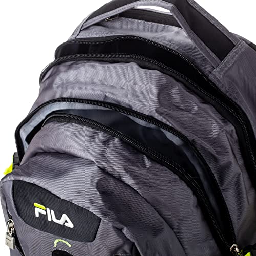 Fila Vertex Tablet and Laptop Backpack, Grey, One Size