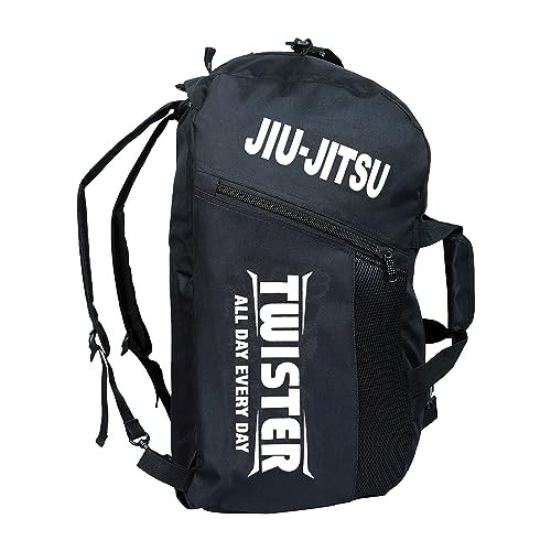 TWISTER Jiu jitsu backpacks (Black/White, Jiu jitsu backpacks)