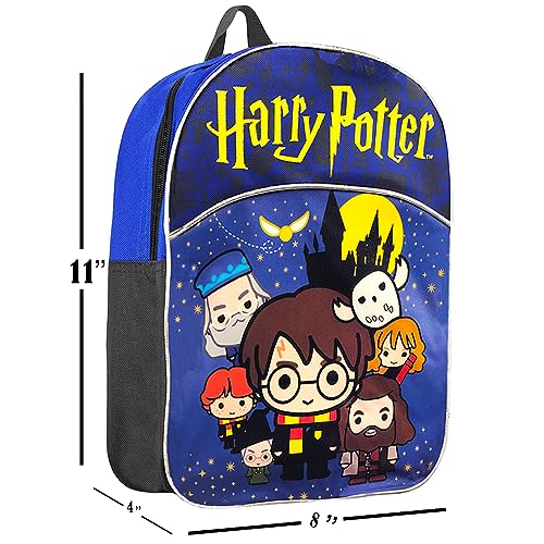 Harry Potter Backpack Preschool Toddler Kindergarten - Deluxe Mini Harry Potter Backpack with Patches (Harry Potter School Supplies)