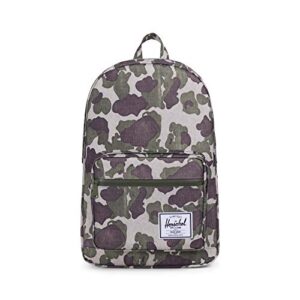 herschel pop quiz backpack, frog camo, classic 22l