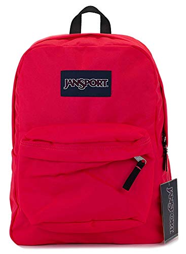 Jansport Superbreak Backpack (fluorescent red)