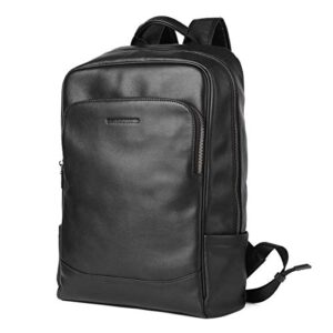 Sharkborough The Entrepreneur Men's Backpack Genuine Leather Business Travel Bag Extra Capacity