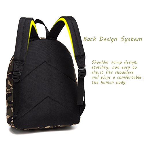 CAIWEI US Army Camo Children's backpack (Camo)