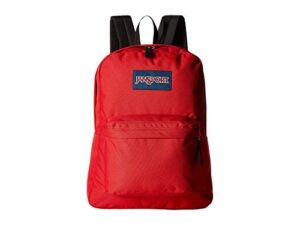 jansport superbreak backpack (red tape)