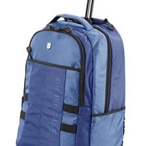 Victorinox VX Sport Wheeled Cadet Backpack With Pass Thru Sleeve, Blue, 20.9-inch