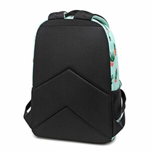 Teecho Waterproof Cute Backpack for Girl Casual Women Laptop Backpack Cactus