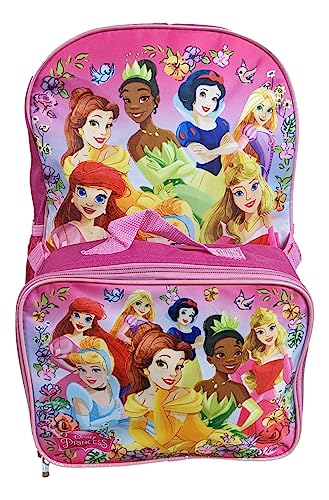 Disney Princess Backpack W/Detachable Lunch Box