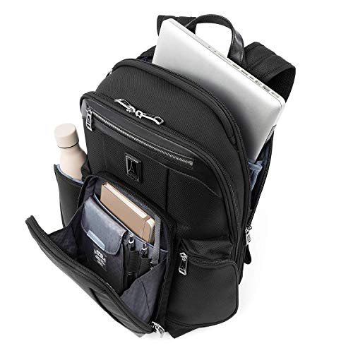 Travelpro Platinum Elite Business Laptop Backpack, Fits up to 17.5 Inch Laptop, Work, Travel, Men and Women, Shadow Black