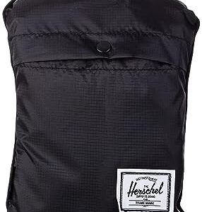 Herschel Packable Casual Daypack, Black/Black, 17.75" x 12.5", 24.5L