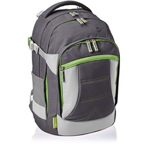 amazon basics ergonomic backpack, grey