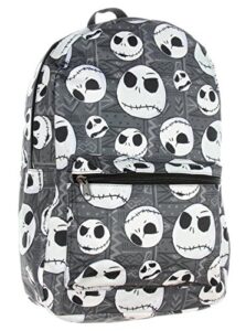 nightmare before christmas jack skellington head print laptop backpack book bag