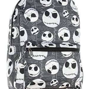 Nightmare Before Christmas Jack Skellington Head Print Laptop Backpack Book Bag