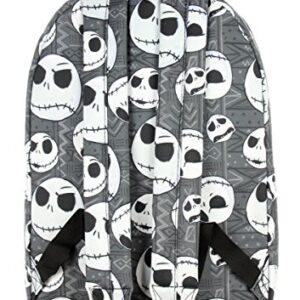 Nightmare Before Christmas Jack Skellington Head Print Laptop Backpack Book Bag