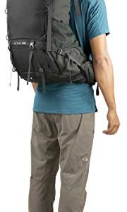 Osprey Rook 65L Men's Backpacking Backpack, Black, One Size