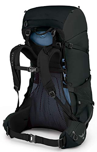 Osprey Rook 65L Men's Backpacking Backpack, Black, One Size