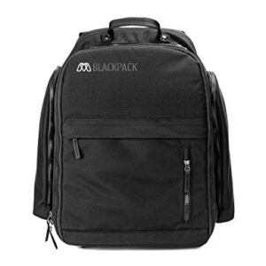 Sewell MOS BLACKPACK, Durable Electronics Travel Backpack for 15" Laptop, Tablet with Built in Cable Management, Large, SW-42850