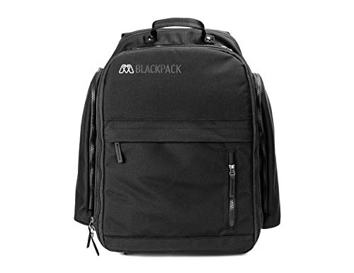 Sewell MOS BLACKPACK, Durable Electronics Travel Backpack for 15" Laptop, Tablet with Built in Cable Management, Large, SW-42850