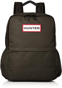 hunter original nylon backpack dark olive one size