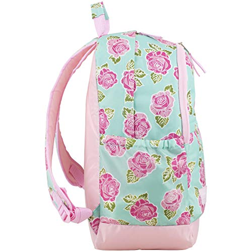 Eastsport Everyday Classic Backpack with Interior Tech Sleeve, Rose Sand/Spring Floral Print