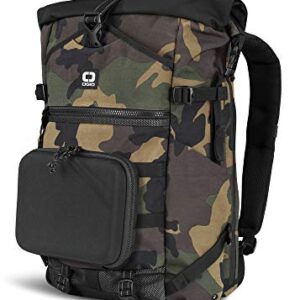 OGIO ALPHA Convoy 525r Rolltop Backpack, Woodland Camo