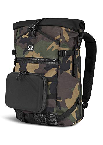 OGIO ALPHA Convoy 525r Rolltop Backpack, Woodland Camo