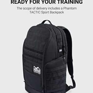 Phantom Athletics Gym Backpack - Sports MMA Boxing BJJ - Men Bag Tactical Black