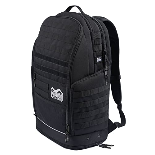 Phantom Athletics Gym Backpack - Sports MMA Boxing BJJ - Men Bag Tactical Black