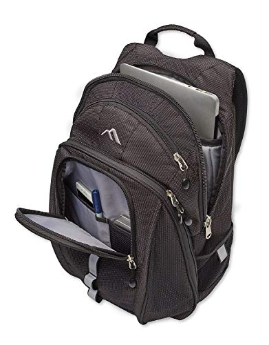 Brenthaven Tred Laptop Backpack For Office or School Use – (Omega-Black)