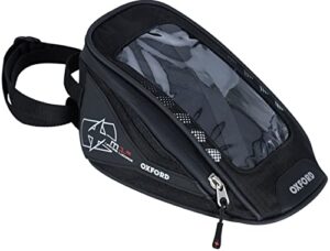 oxford - m1r micro tank bag - black (ol351), 0.2 gallon (1l)