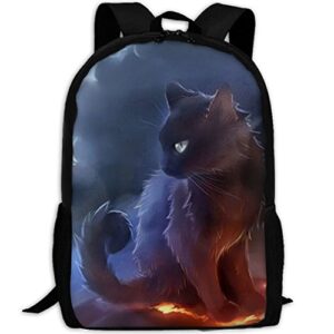 aeoiba cat school rucksack college bookbag unisex travel backpack laptop bag