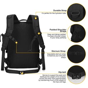 Mardingtop Hiking Backpack,Small Tactical Backpacks for Camping Military Traveling, 28L Motorcycle Backpack