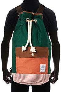 Drife GRN & ORG Backpack, Multi-Color YKK Zipper