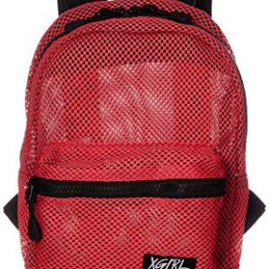 X-Girl 05192043 Mini Mesh Daypack, Red