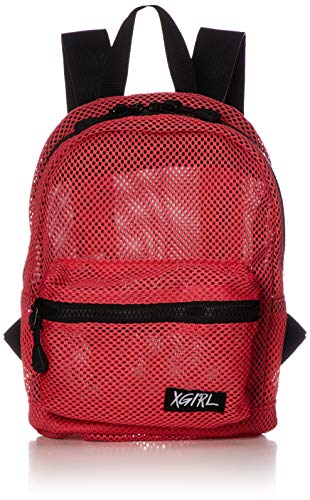 X-Girl 05192043 Mini Mesh Daypack, Red