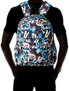 J World New York Oz School Backpack for Girls Boys. Cute Kids Bookbag, Graffiti, One Size