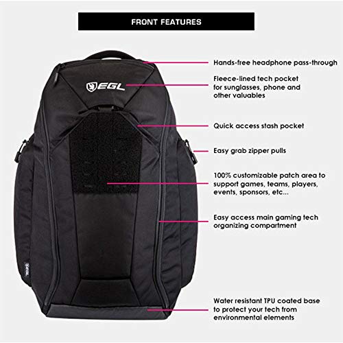 EGL FLYTE V2 Gaming Backpack - DarkHthrGry