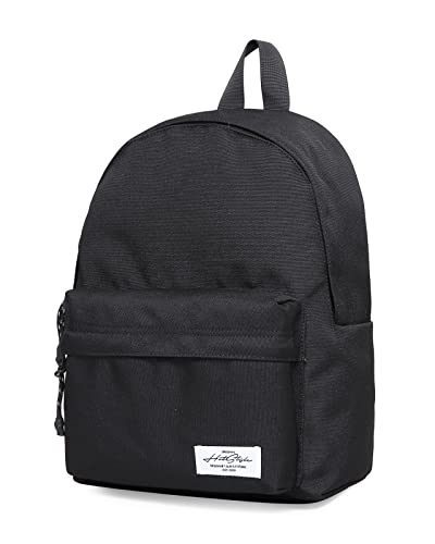 HotStyle SIMPLAY+ Classic Mini Backpack Small Travel Bag, Plain, Black