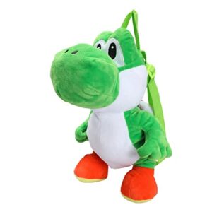 bioworld yoshi super mario backpack plush bag