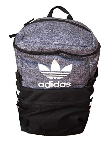 Adidas Originals Classic Zip Top Backpack Bag (Onix Jersey/Black)