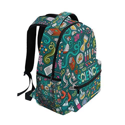 BAIHUISHOP Angry Shark Seamless Pattern Backpacks Travel Laptop Daypack School Bags for Teens Men Women