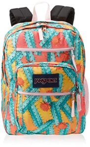 jansport big student cactus flowers one size