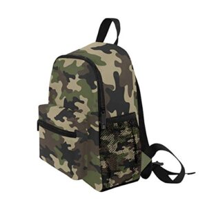 Toddler Kids Backpack Camo Style 12 Inch Preschool Backpack School Bag Mini Casual Daypack for Boy Girl