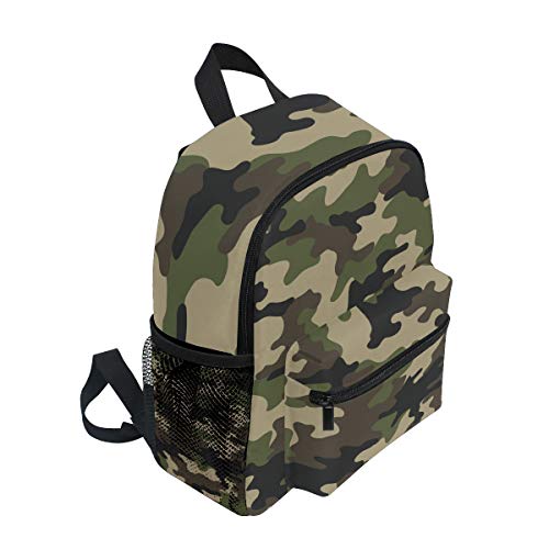 Toddler Kids Backpack Camo Style 12 Inch Preschool Backpack School Bag Mini Casual Daypack for Boy Girl