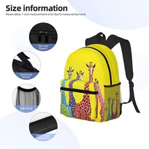 Backpacks Giraffe College School Book Bag Travel Hiking Camping Daypack