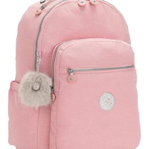 Kipling Women's Seoul 15" Laptop Backpack, Durable, Roomy with Padded Shoulder Straps, Bridal Rose, One Size