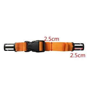 Amlrt Backpack Chest Strap- Nylon -Suitable for Webbing on The Backpack up to1in (Orange)