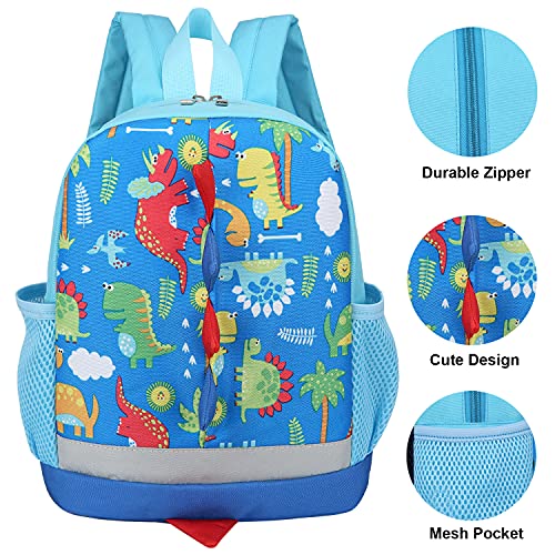 HWJIANFENG Kids Backpack Toddler Backpack Cute Mini Dinosaur Backpack for Boys Baby Daycare Bag Schoolbag Boys Girls