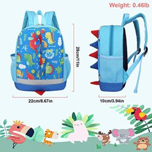 HWJIANFENG Kids Backpack Toddler Backpack Cute Mini Dinosaur Backpack for Boys Baby Daycare Bag Schoolbag Boys Girls