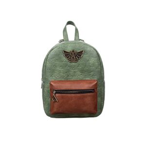 zelda video game green and brown mini backpack accessory