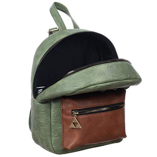 Zelda Video Game Green and Brown Mini Backpack Accessory